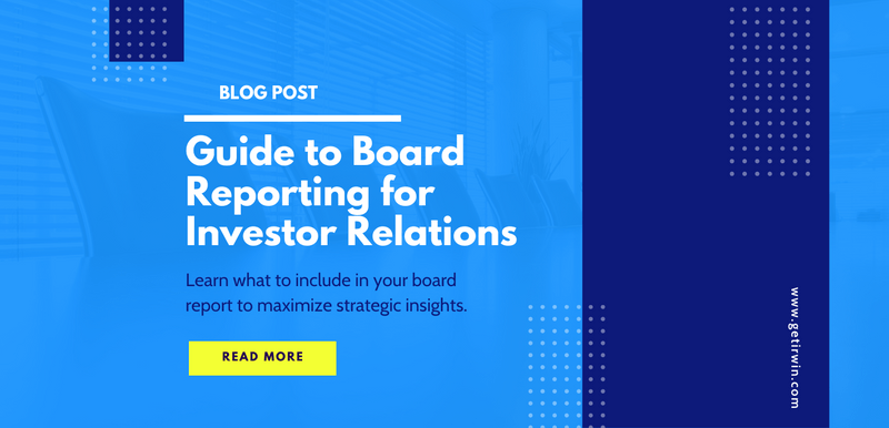 Board Reporting Guide For Investor Relations Departments